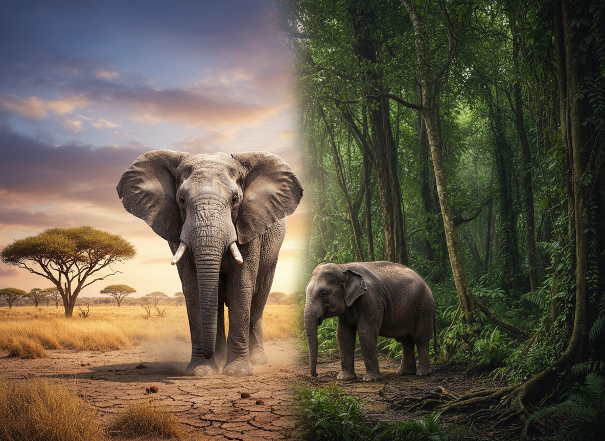 Asian vs. African Elephants: The Real Reason Their Ear Sizes Differ ...
